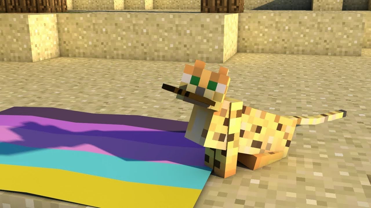 Minecraft aninmation - Meow - YouTube