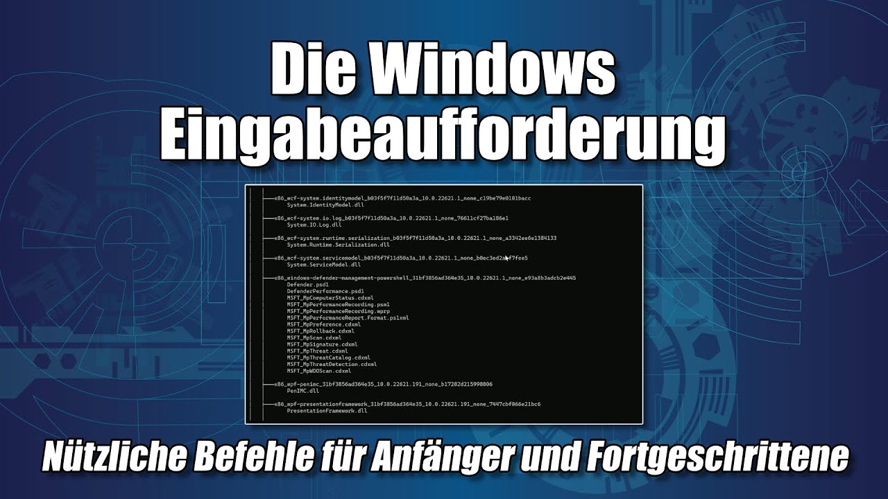 Befehle der Windows Eingabeaufforderung für Anfänger und ...