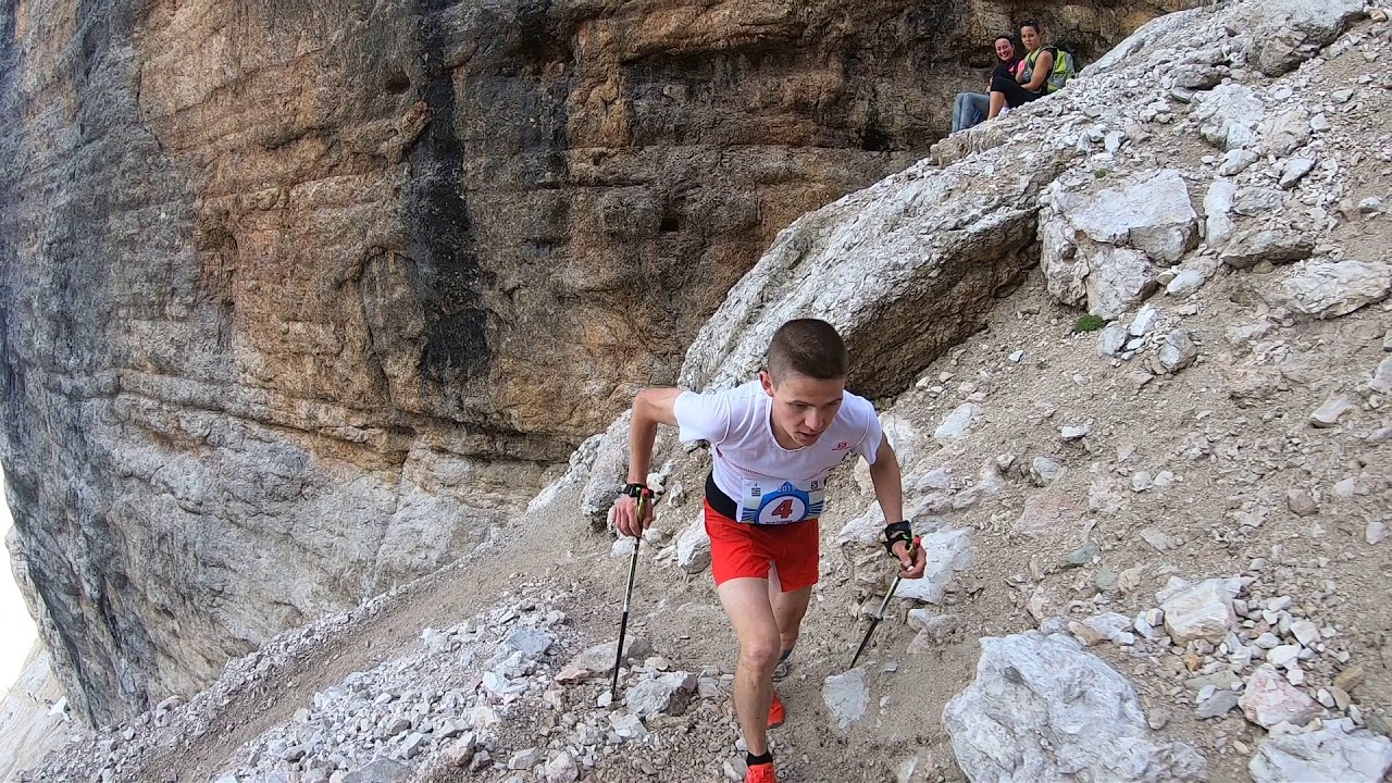 Davide Magnini Ascend record Dolomyths run 2019 - YouTube