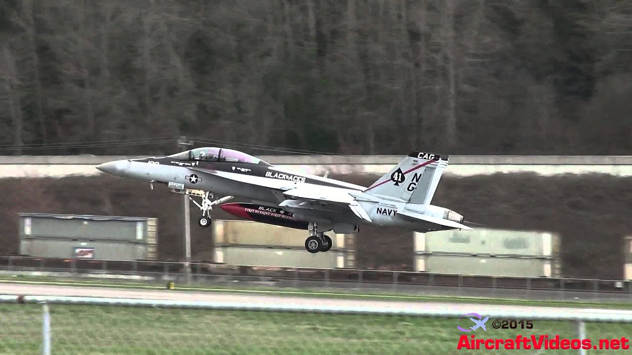 U.S. Navy (VFA-41) "Black Aces" F/A-18F - YouTube