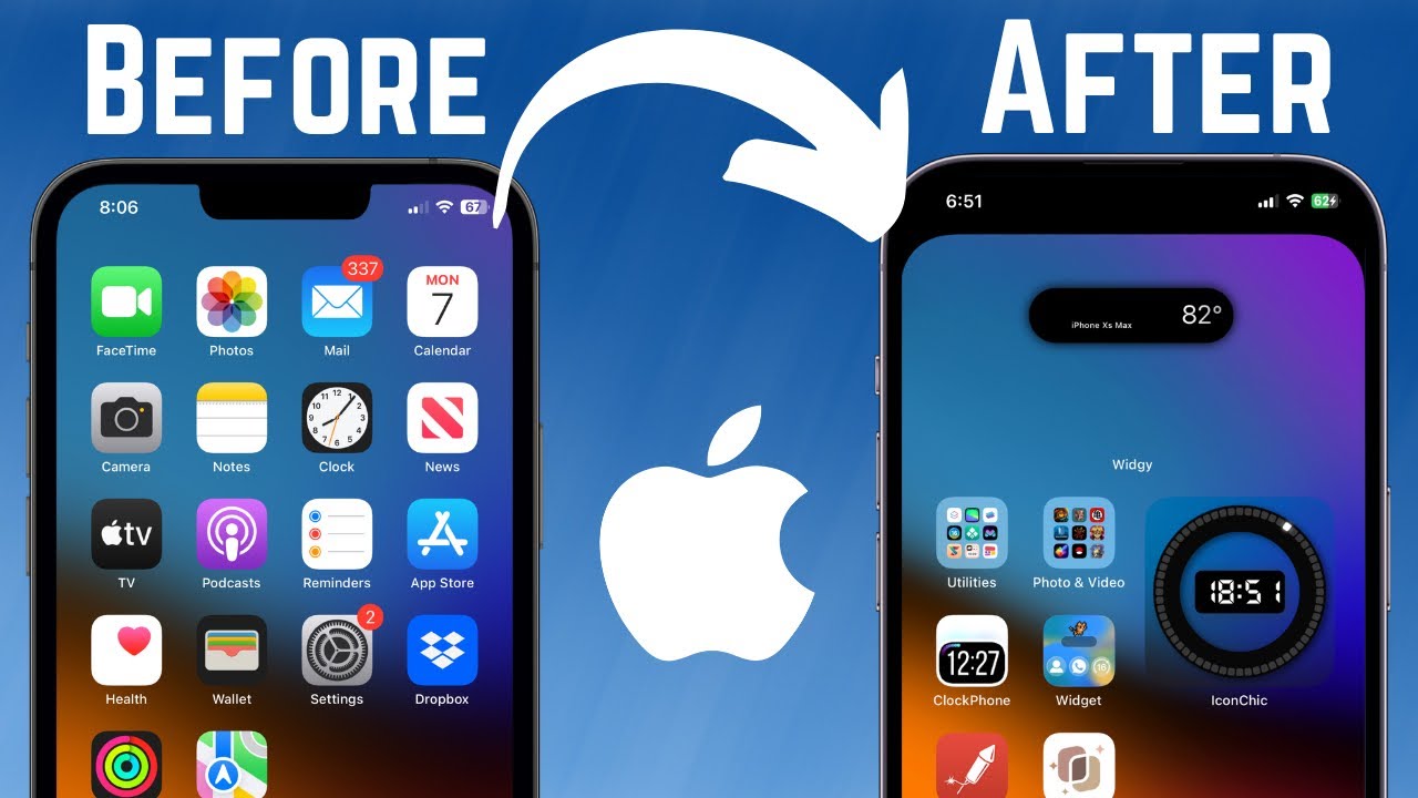 How to Get Dynamic Island on Any iPhone X/XsMax/iPhone11/12/13 - YouTube
