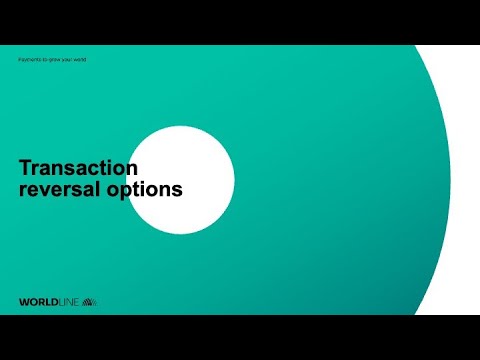 Transaction Reversal Options - YouTube