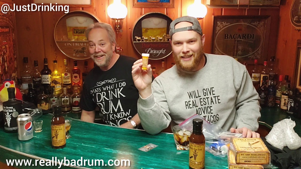Really Bad Rum Co. Unboxing- Just Drinking-Robert & Roger (Doc. Brown ...