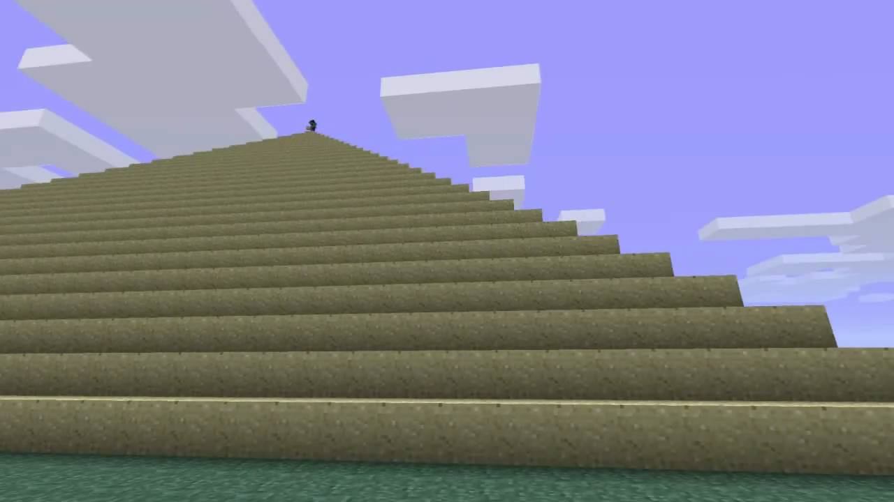 Minecraft Creation: Huge Pyramid - Before and After - YouTube
