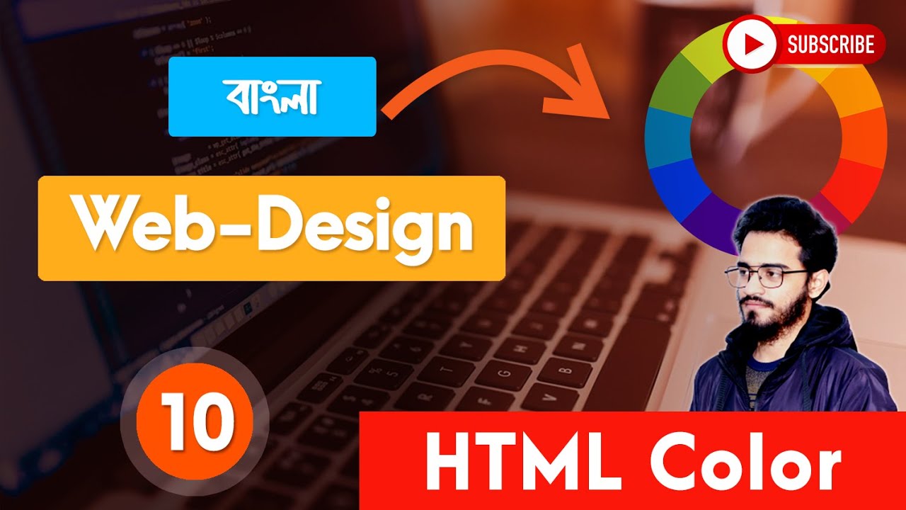 #10 HTML Color | Web Design Course | Web design Tutorial | Bangla - YouTube