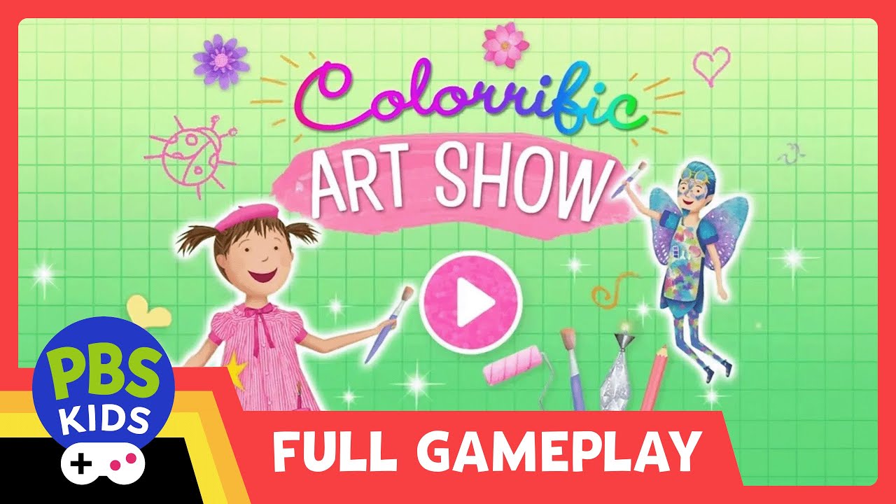 PBS KIDS Games | Pinkalicious & Peterrific | Colorrific Art Show Full ...