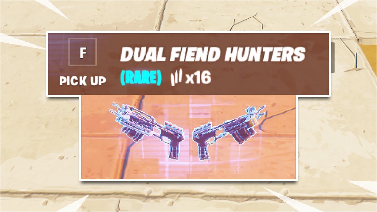 The *NEW* Dual Fiend Hunters Weapon in Fortnite! - YouTube