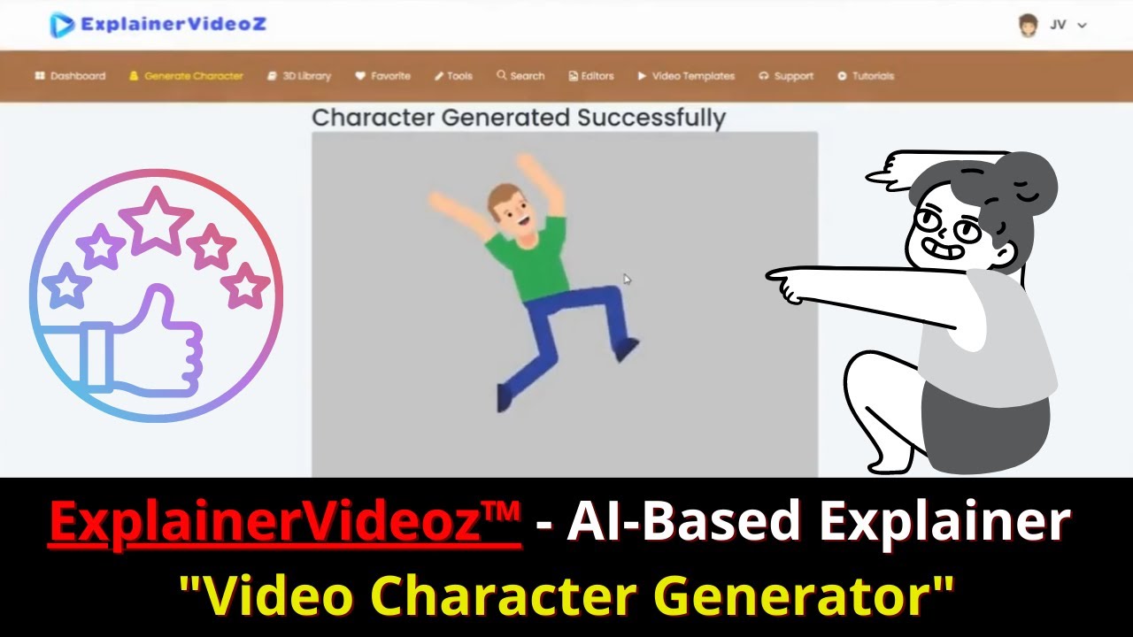 ExplainerVideoz™ App : BEST AI-Based Explainer Video Character ...