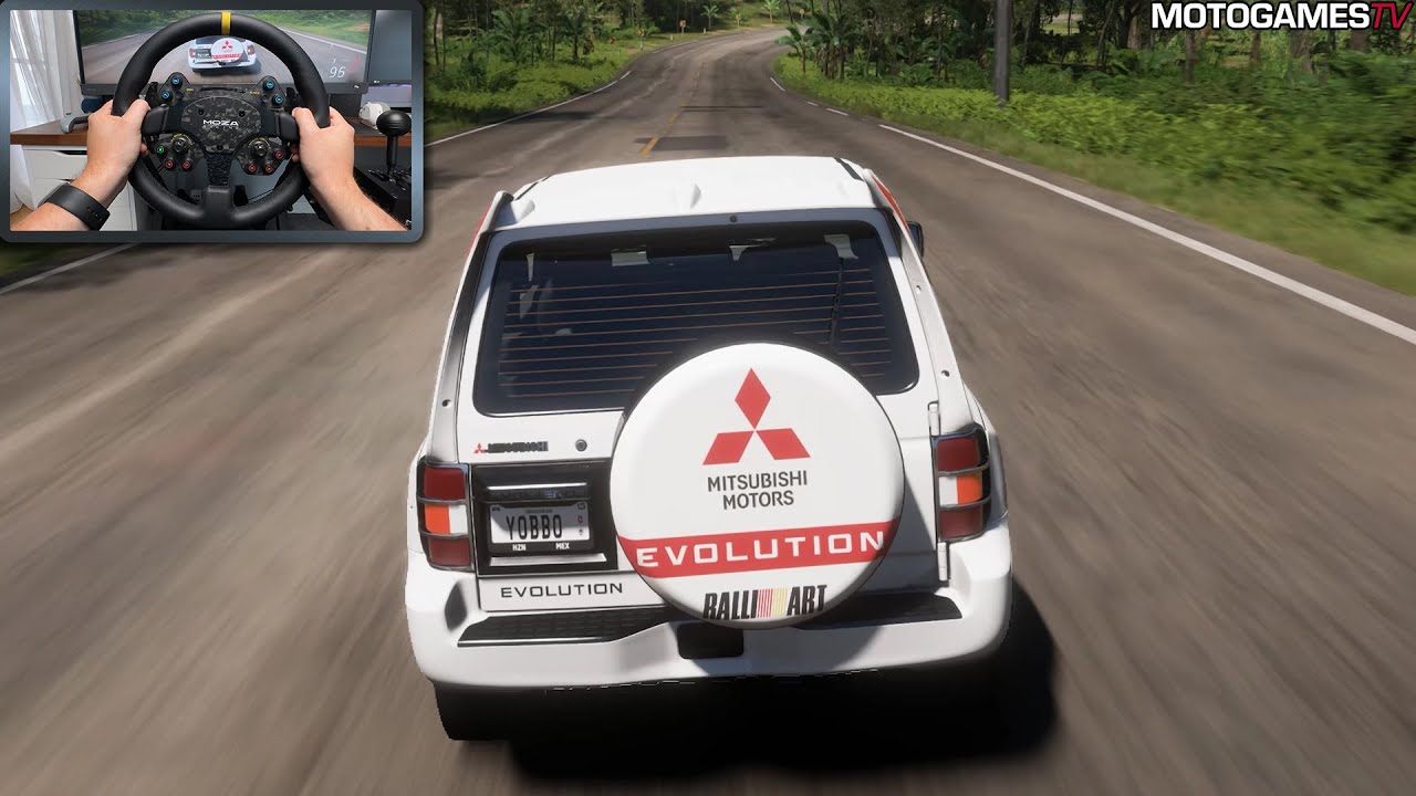 Forza Horizon 5 - 1997 Mitsubishi Montero Evolution | Moza DD R9 ...