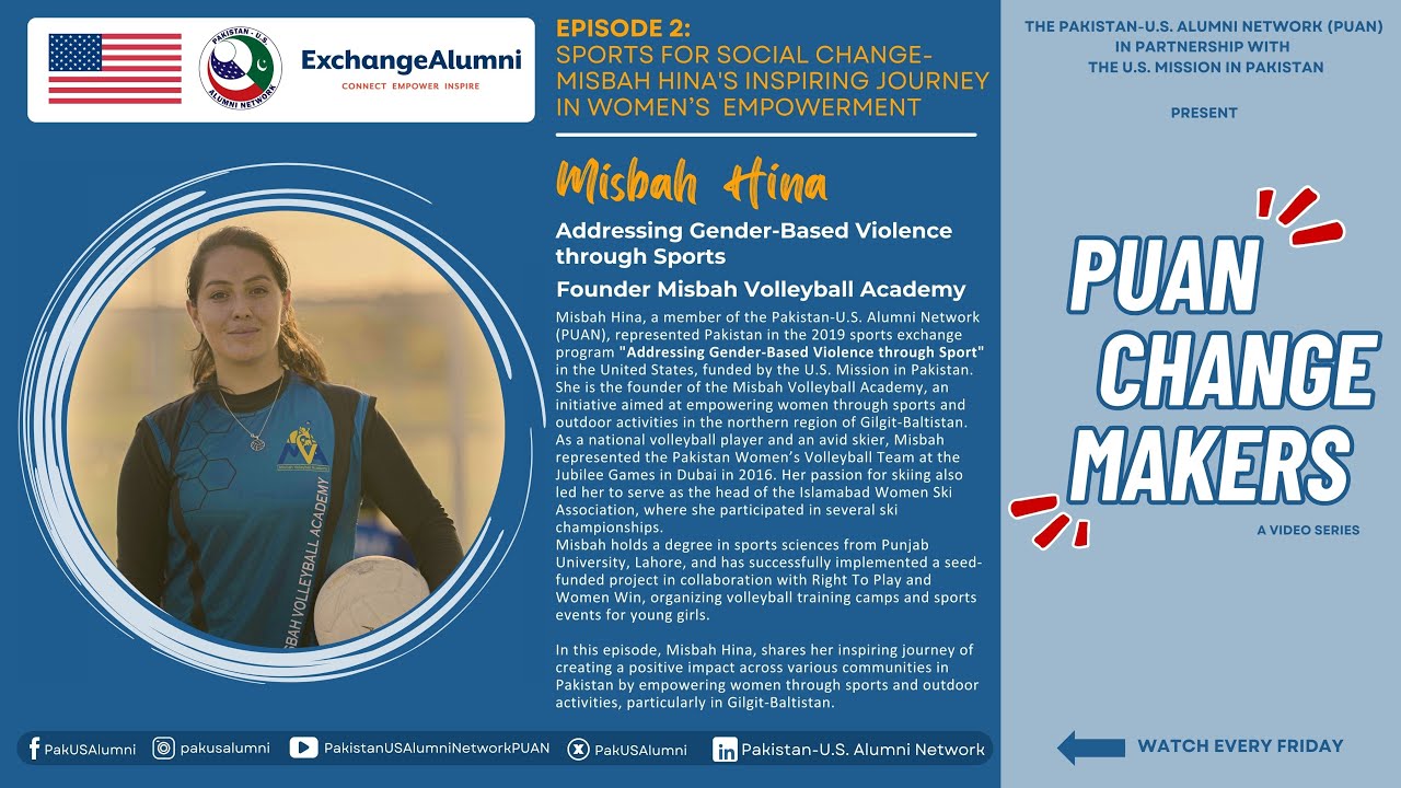 Episode 2 I Sports for Social Change I Misbah Hina's Inspiring Journey ...