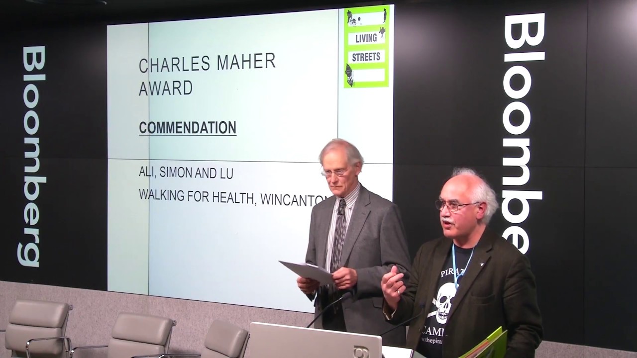 Living Streets Charles Maher Award 2017 commendation - YouTube