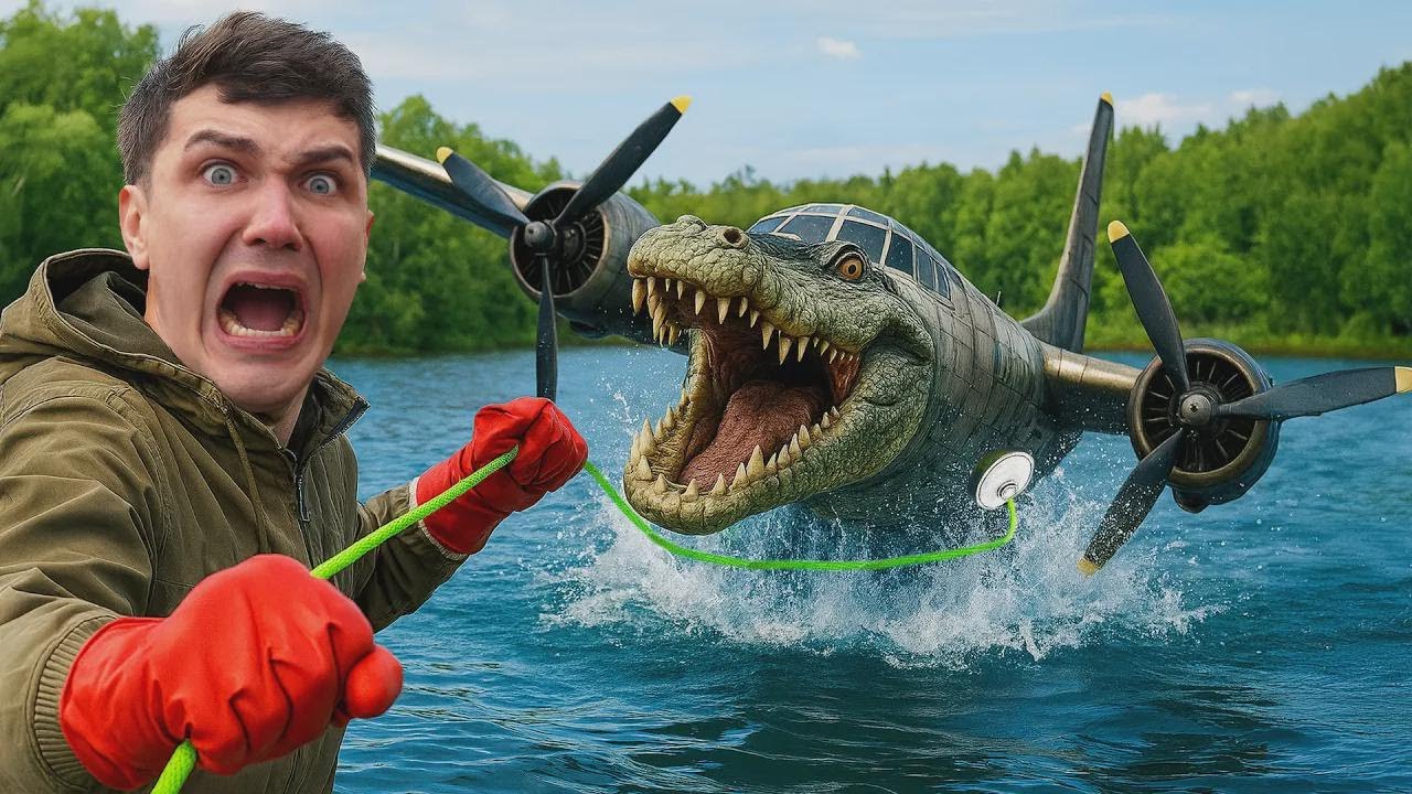 Mıknatısla Balık Tutarken Sualtında BOMBA GİBİ 'CROCODILO' Buldum ...