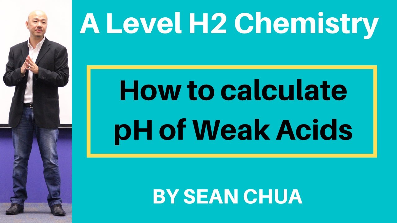 A-Level H2 Chemistry: How to calculate pH and degree of dissociation ...