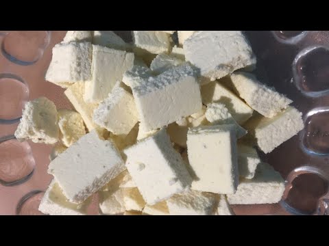 HOMEMADE PANEER CUBES | EASY HOMEMADE PANEER CUBES | HOW TO MAKE PANEER ...