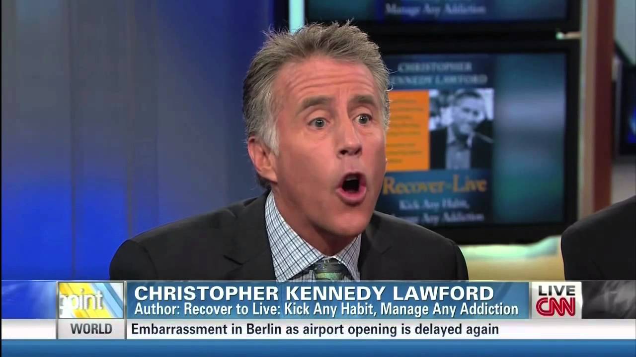 Chris Kennedy Lawford & Patrick Kennedy live on CNN's "Starting Point w ...
