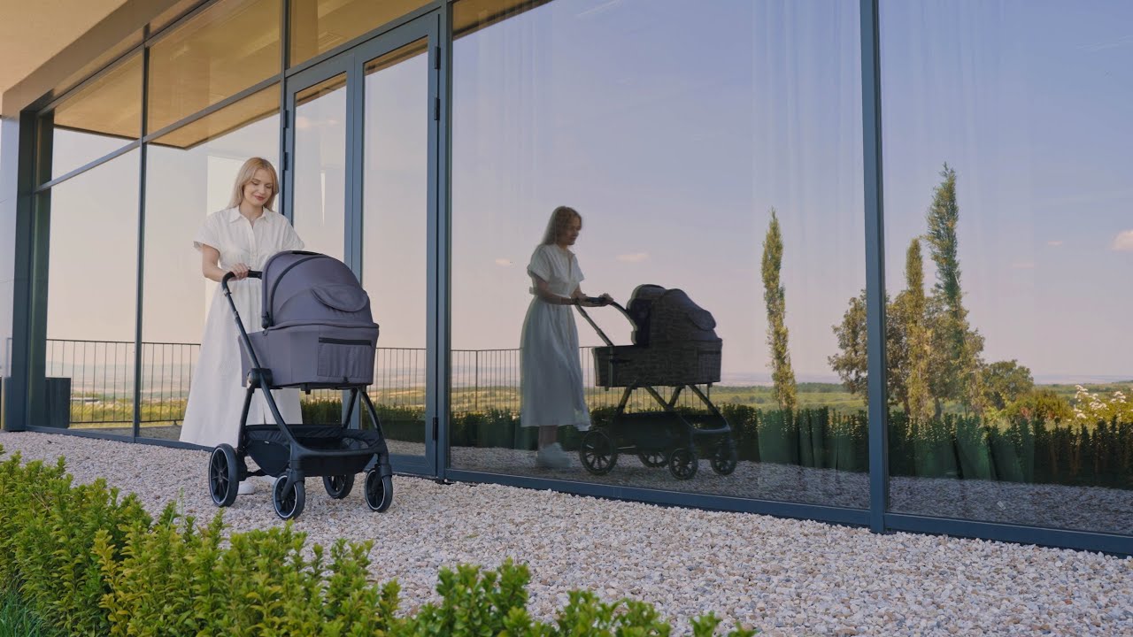 Kikkaboo stroller 3in1 Modena with carrycot - YouTube