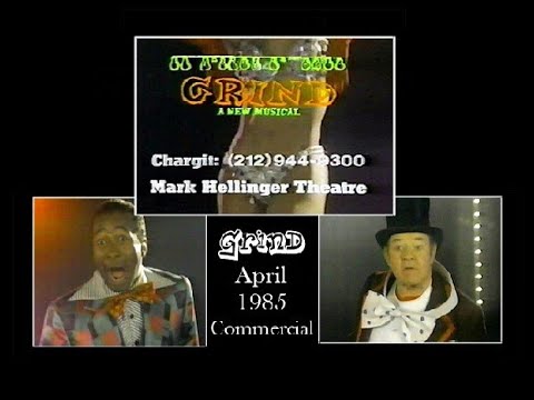 "Grind" Broadway Musical Commercial, April 1985 - YouTube