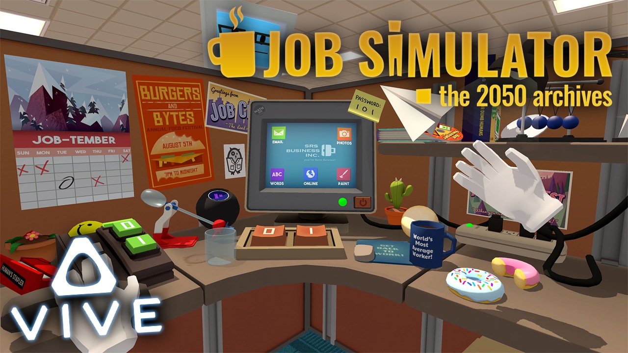 OFFICE WORKER - Job Simulator - HTC Vive Adventures #1 - YouTube