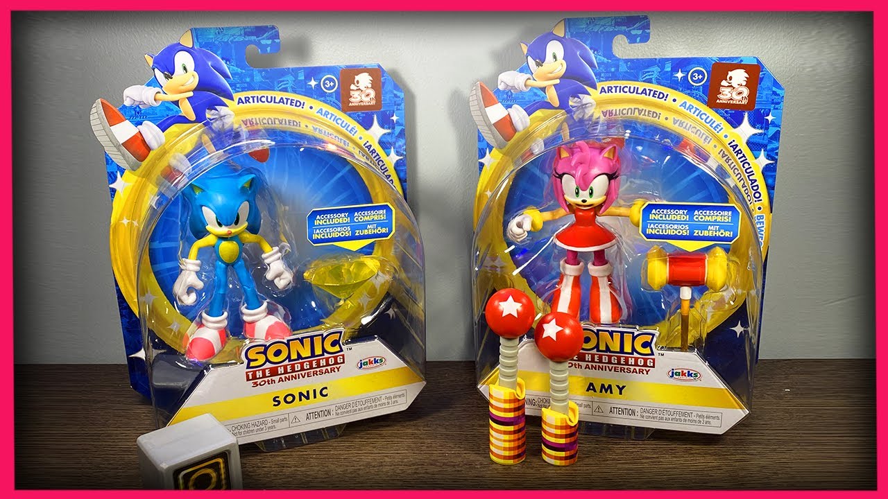 New Sonic The Hedgehog and Amy Figures! - YouTube