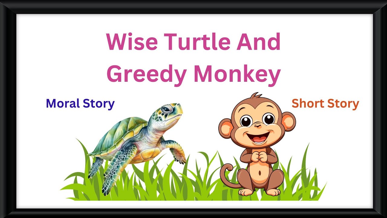 Learn English Through Story | The Wise Turtle And Greedy Monkey | #moralstories # ...