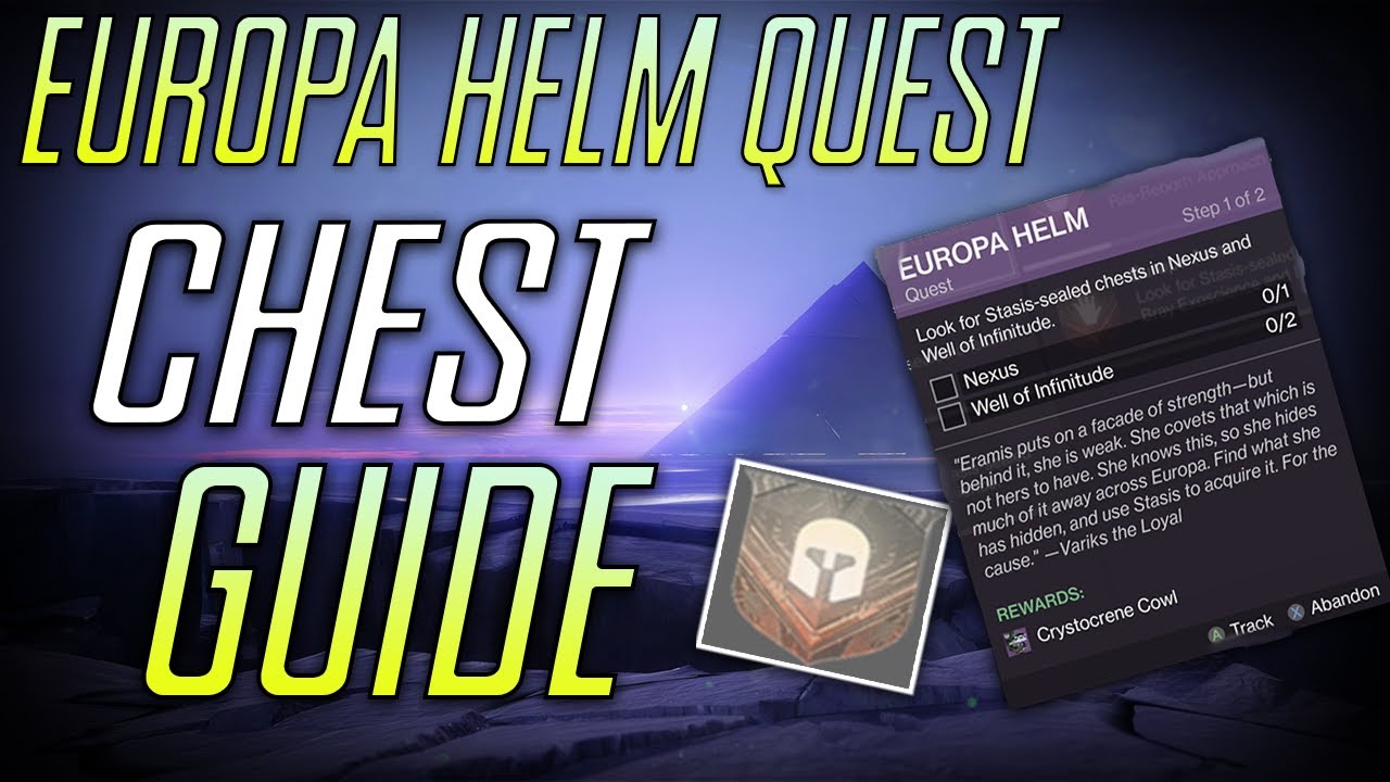 Destiny 2 - HOW TO COMPLETE EUROPA HELM QUEST! FAST & EASY - YouTube
