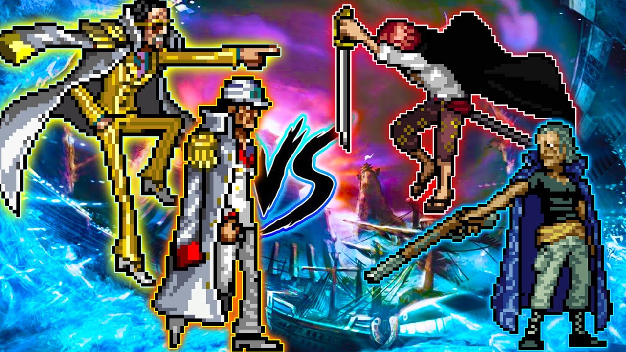🤯ADMIRAL KIZARU OP & AKAINU OP VS SHANKS OP & BENN BECKMAN OP IN JUMP ...