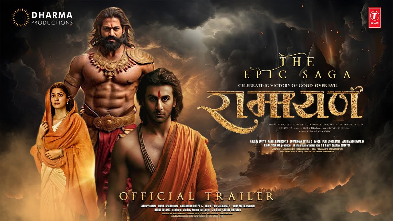 Ramayan: Part 1 - Official Trailer | Ranbir Kapoor, Yash, Sunny Deol ...