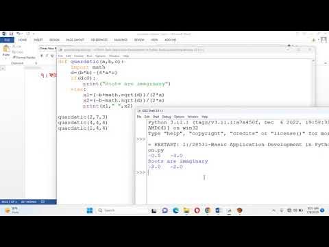 Application Development Using Python Chapter 1 of 11 - YouTube