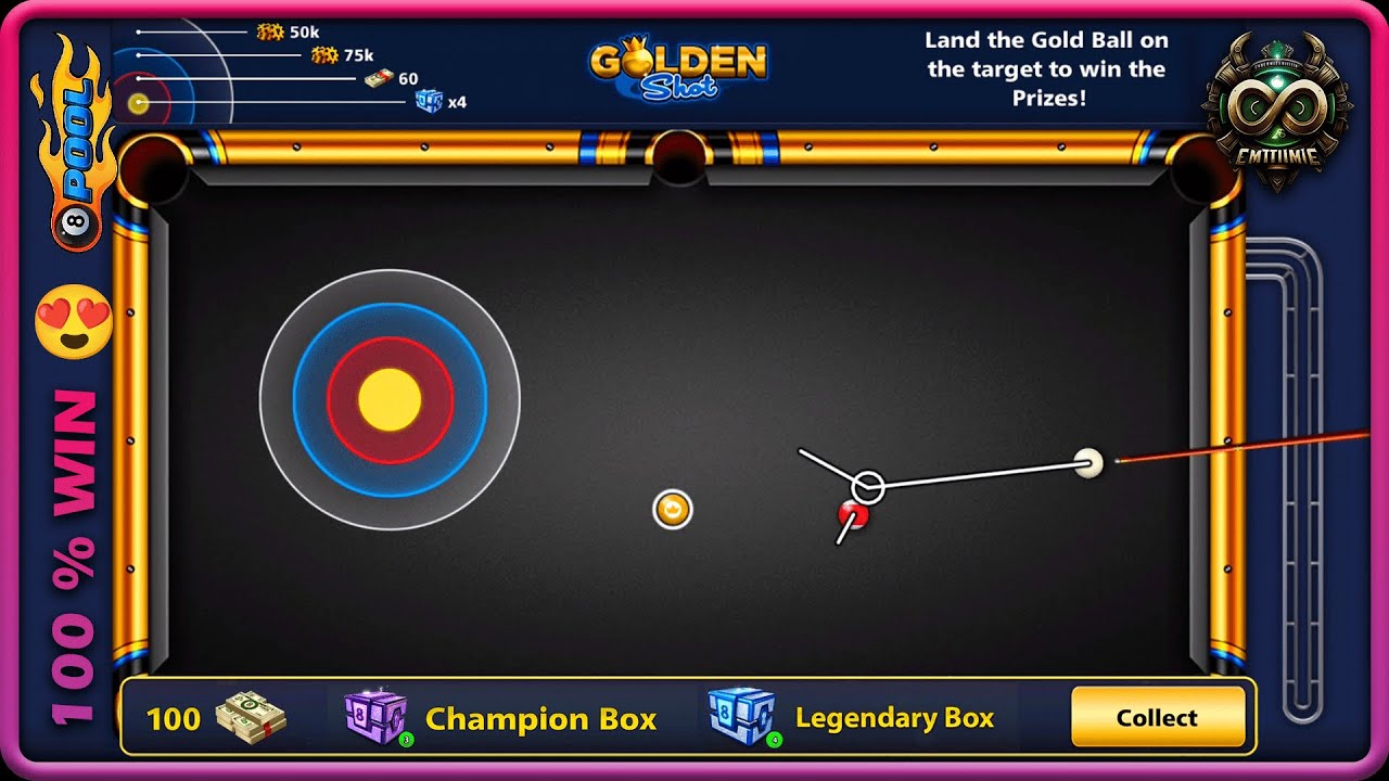 Golden Shot Lucky Shot Trick 8 Ball Pool | Position 04 - YouTube