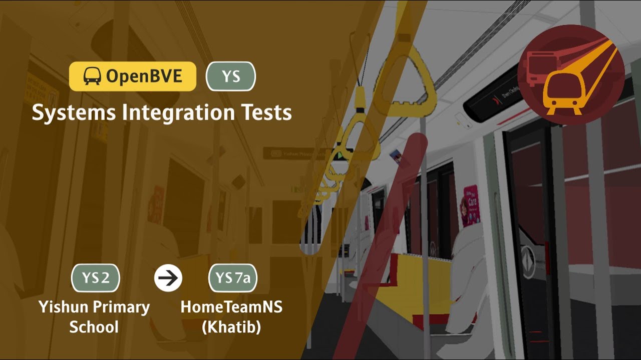 [OpenBVE] (Systems Integration Tests) Ride on Yishun LRT Service A ...