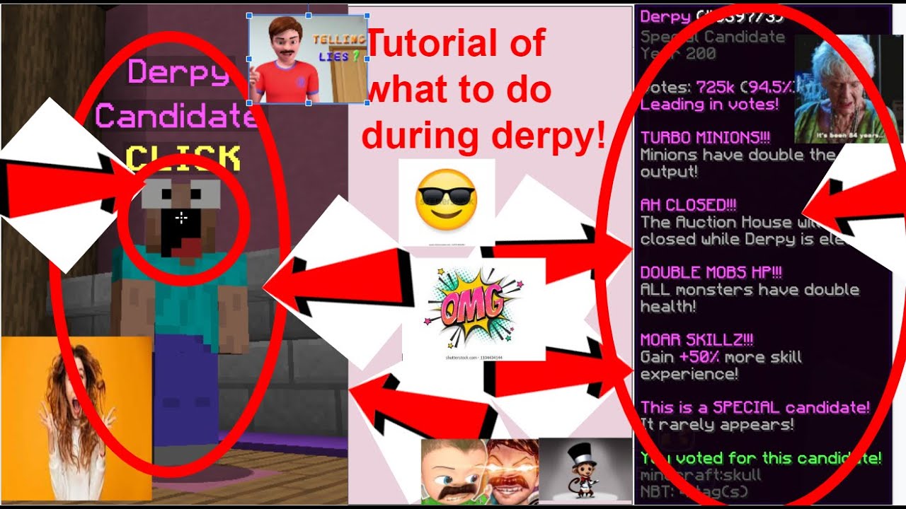 What should do during derpy (hypixel skyblock guide) - YouTube