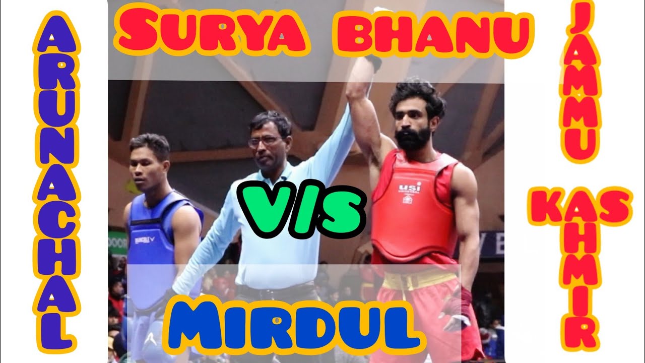 60kg-Surya Bhanu(j&k) v/s Mridul Rabha7(ARU) quarterfinal, 31st senior ...