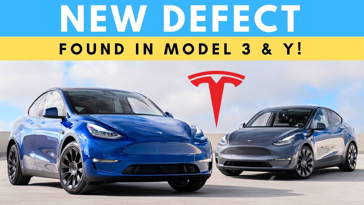 New Defect Found In Tesla Model 3 & Y & More Updates! - YouTube