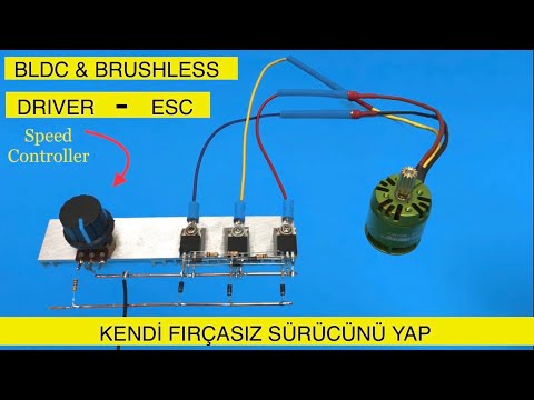 FIRÇASIZ BLDC MOTOR ESC KONTROL DEVRE YAPIMI - FIRÇASIZ MOTOR SÜRÜCÜ