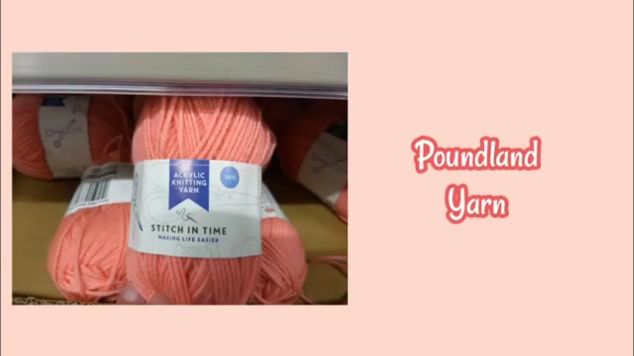 Poundland Yarn - YouTube