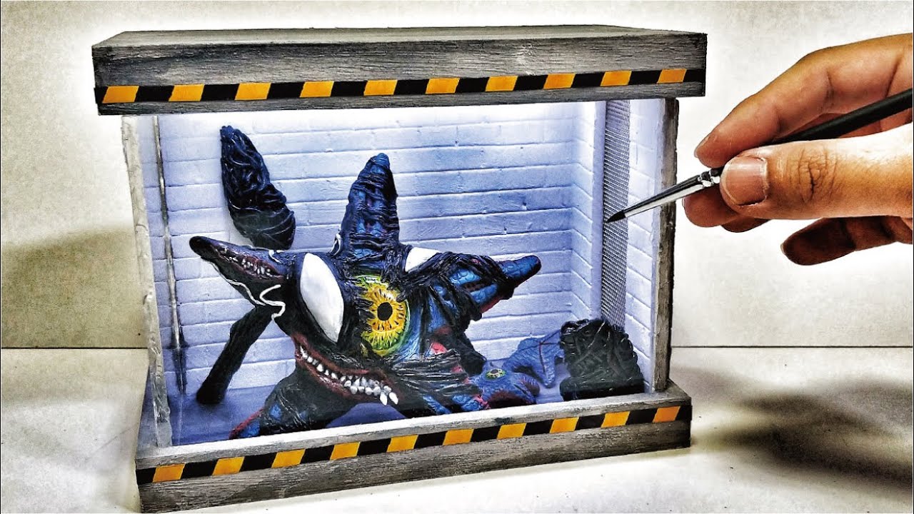 Starro against the symbiote in the lab. - Venom / Polymer clay ...