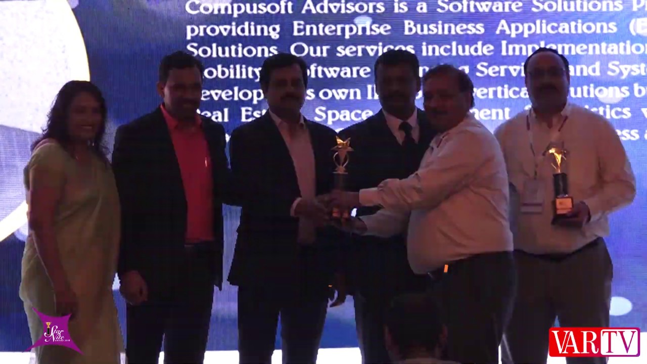 Compusoft Advisors receiving the award for the Best IT Service Provider ...