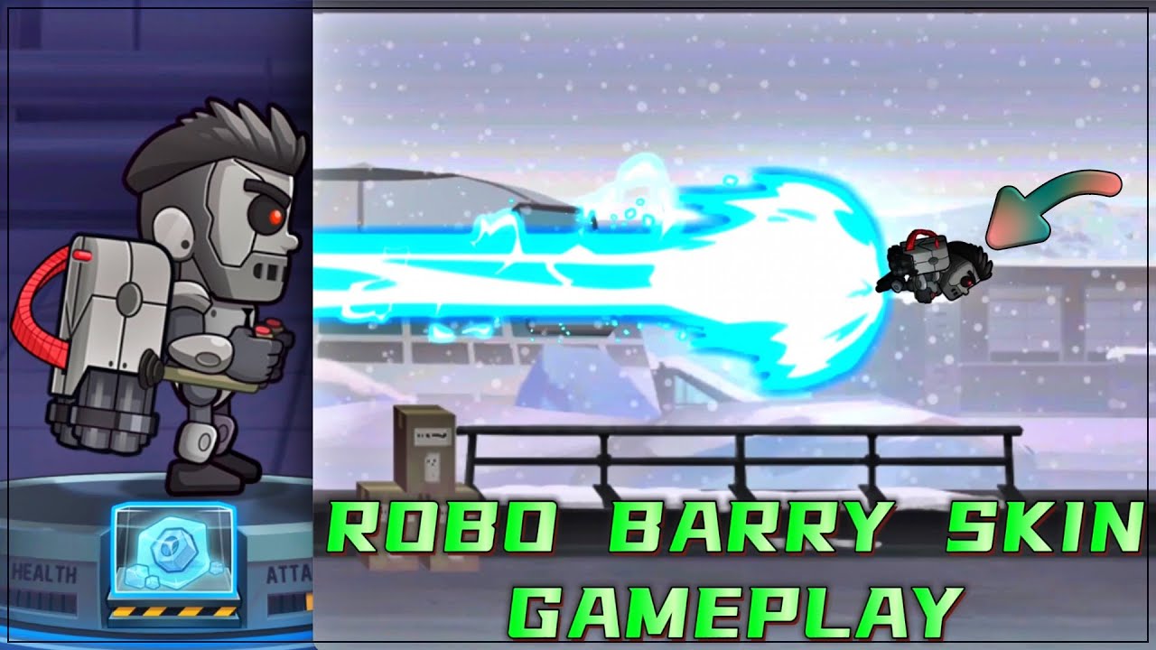 Jetpack Joyride 2 - Robo Barry Skin Gameplay - YouTube