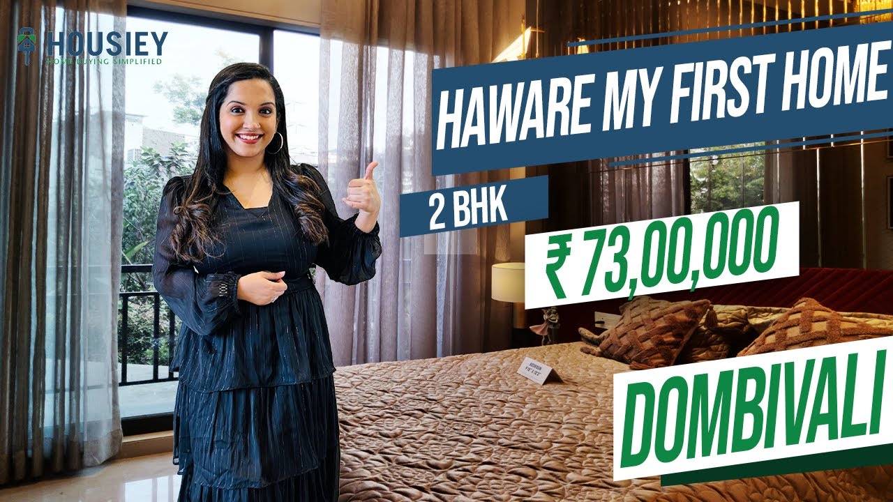 Haware Properties Shilphata | 2 BHK Sample Flat Tour | Haware My First ...