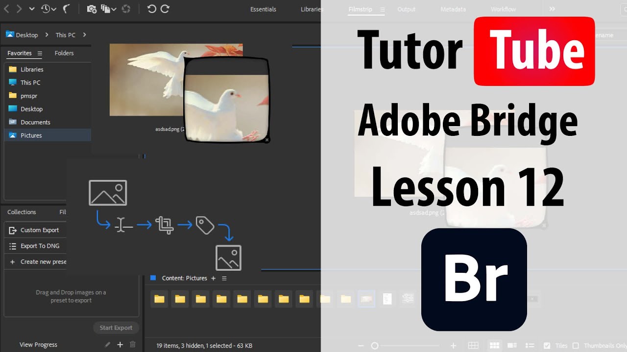 Adobe Bridge - Lesson 12 - Rename and Batch Rename - YouTube