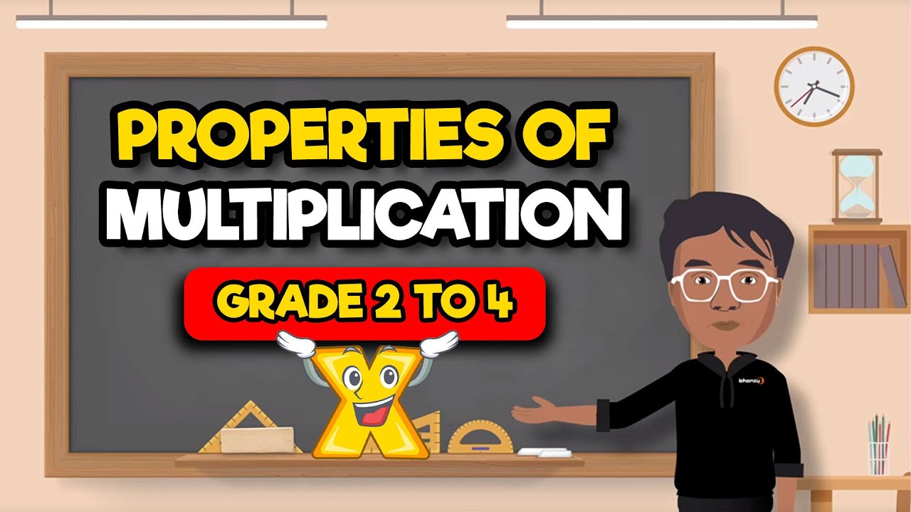 Properties of multiplication | Basic Math for Kids | Grade 2 - 4 - YouTube