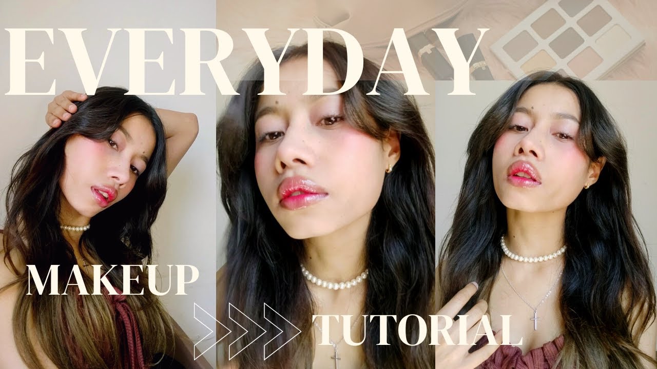 my easy everyday makeup tutorial - YouTube