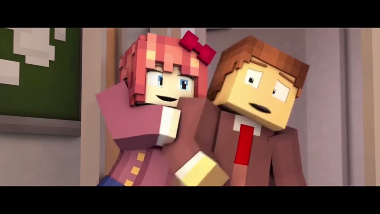 Just Monika - Minecraft animation - YouTube