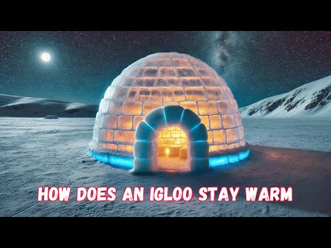 How does an igloo stay warm from the inside It is originally made of ...