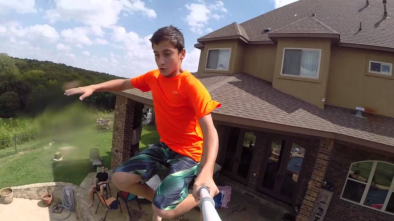 Roof jump-Gopro Hero 3+ - YouTube