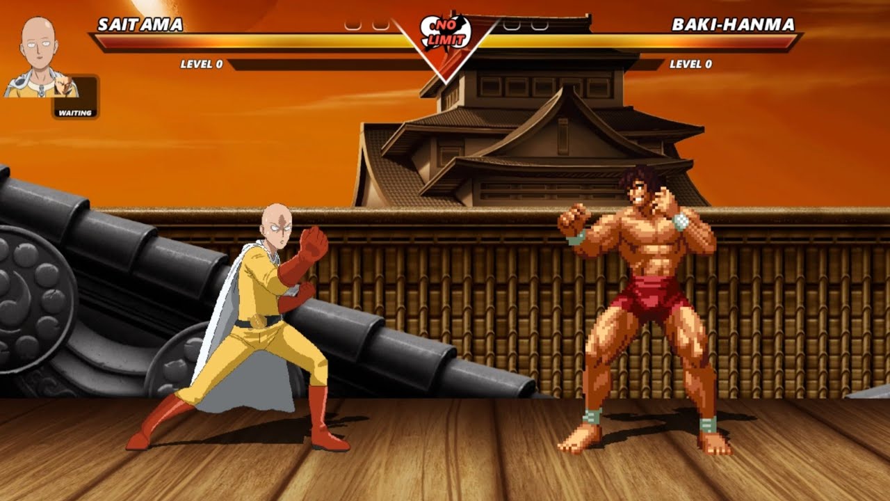 SAITAMA vs BAKI HANMA - Amazing epic fight battle ! - YouTube