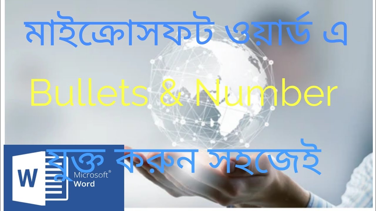 how to add bullets and number in ms word#change bullets and number ...