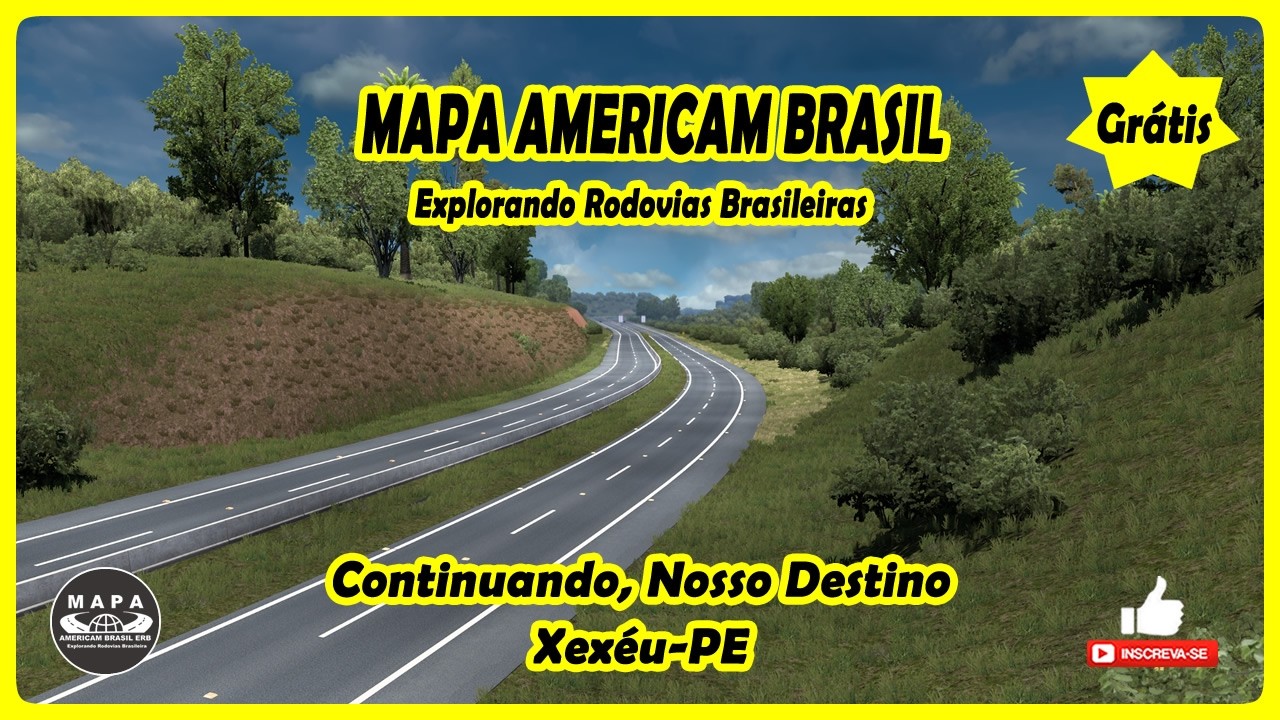 MAPA AMERICAM BRASIL - Continuando, Nosso Destino Xexéu-PE - YouTube