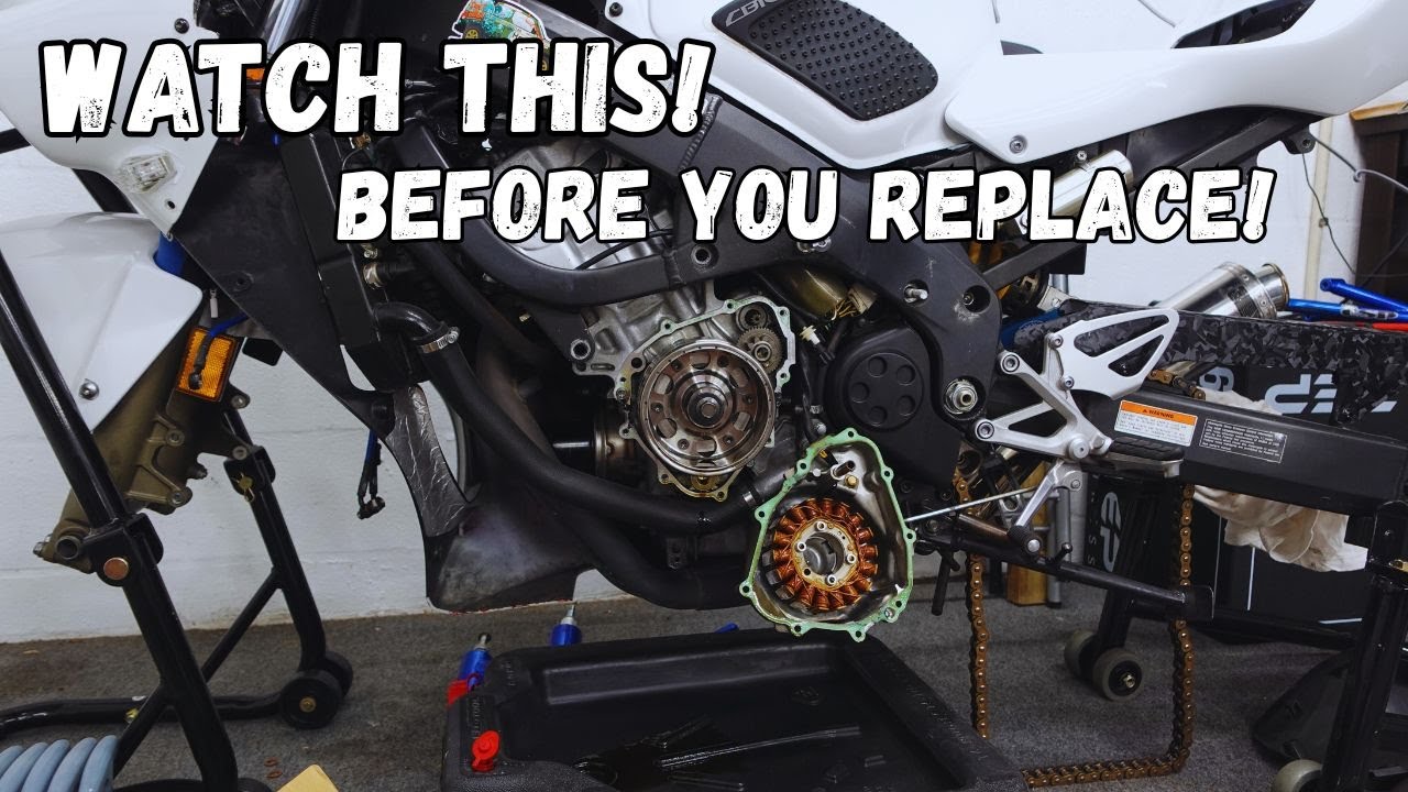 2002 CBR F4i Stator Cover Replacement. (Detailed Guide to Replace ...
