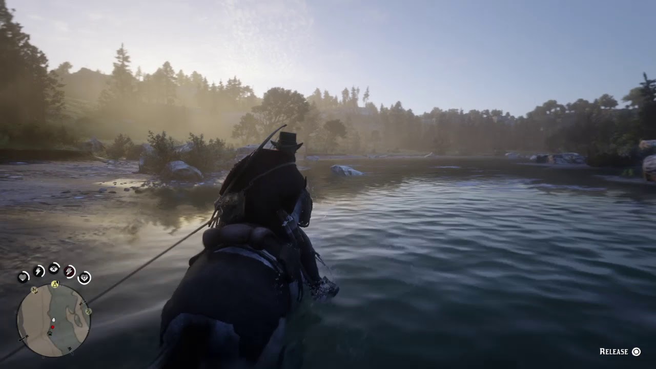 Red Dead Redemption 2 - Lasso drowning - YouTube